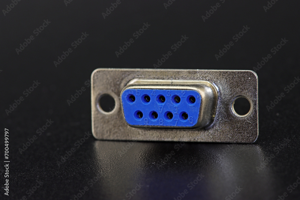 Foto de D-SUB 9 connector for connecting computer devices on an ...