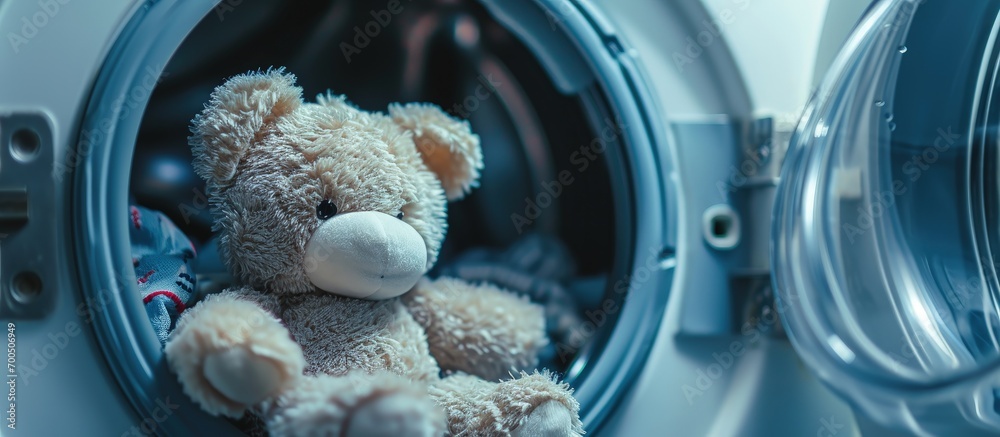 delicate washing soft toys soft toy falling out of a washing machine ...