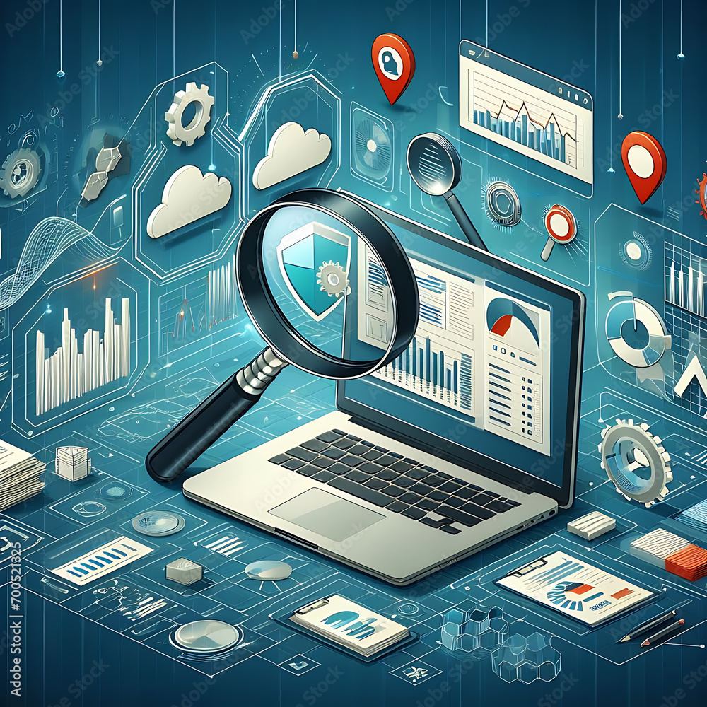 examination of corporate laptop antivirus or phishing malware attach detection and cleanup ...