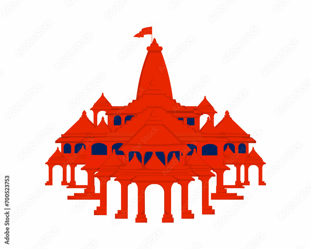 Shri Ram Mandir Ayodhya Temple birth place of Lord Rama also called Ram ...
