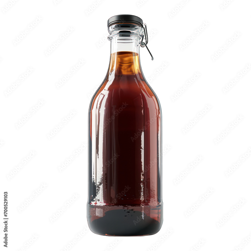 Cold Brew Coffee Bottle Isolated on Transparent or White Background ...