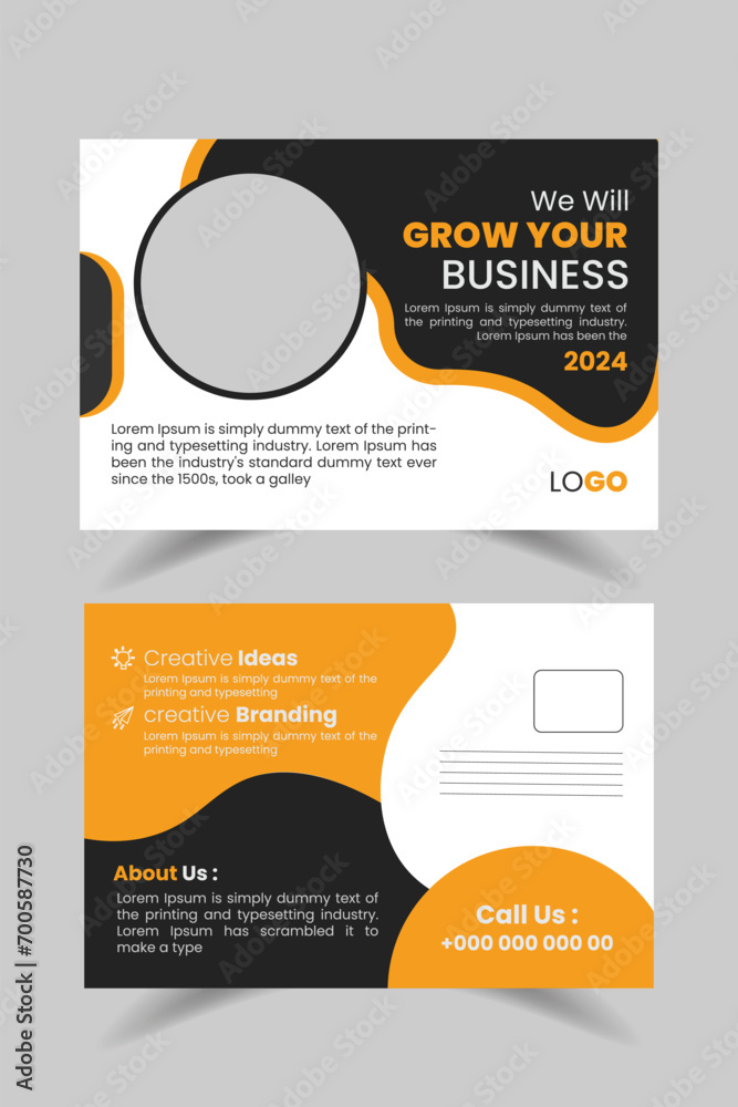 premium business Corporate And Modern personal post card and minimal ...