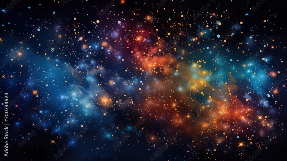digital masterpiece, abstract beauty of a starry night in the cosmos ...