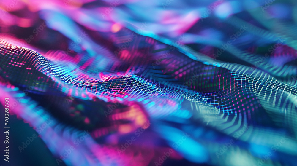 A mysterious background with subtle, holographic geometric shapes that ... A mysterious background with subtle, holographic geometric shapes that ...