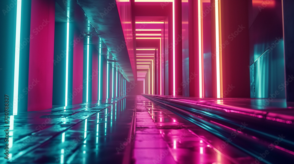 A monochromatic background with holographic elements, highlighted by ...
