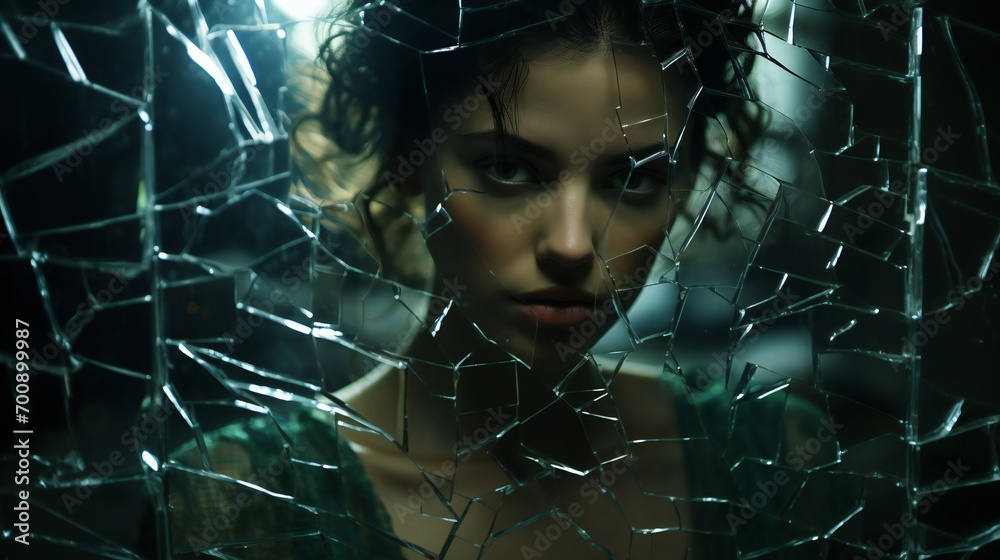 Broken Mirrors: Use shattered mirrors to reflect a fractured self-image ...