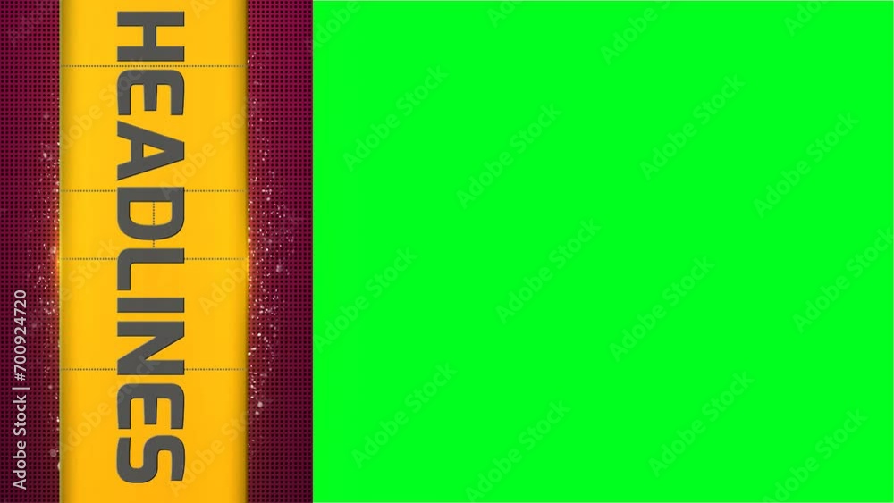 Vídeo do Stock: Stylish Modern Headlines - Green Screen Sequence - 4K ...