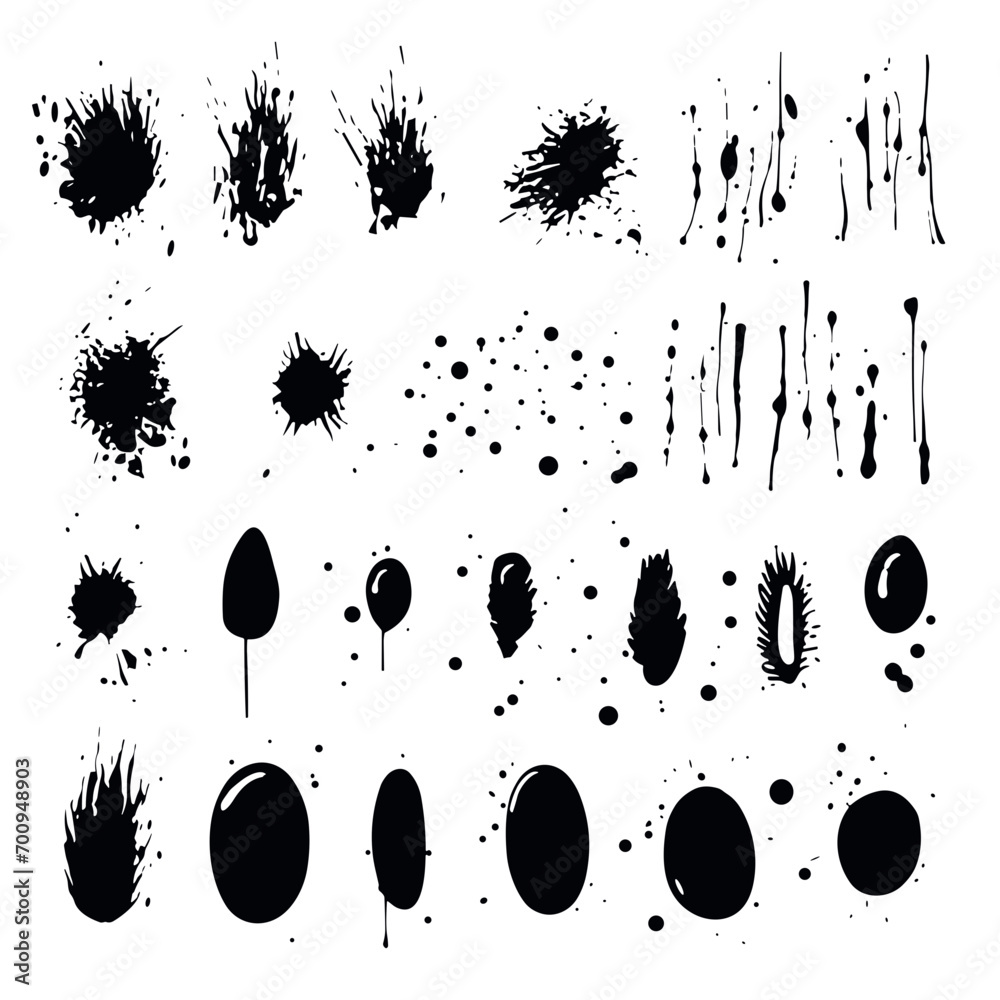 Vetor do Stock: paint splatter svg, Ink Splatter svg, Splatter ...