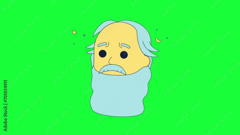 Animated Galileo Galilei icon background, logo symbol, social media ...