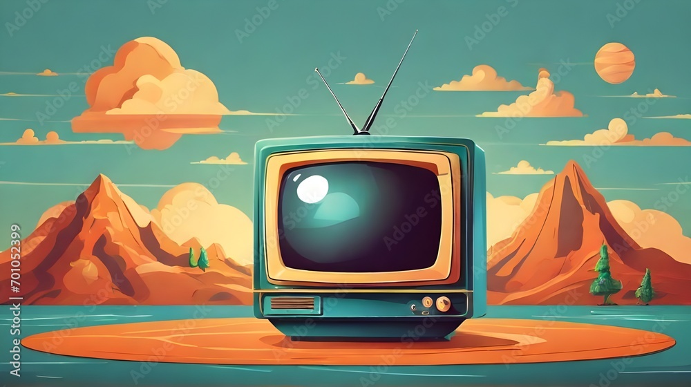 World Television Day Vector Illustration November 21. Television for ...