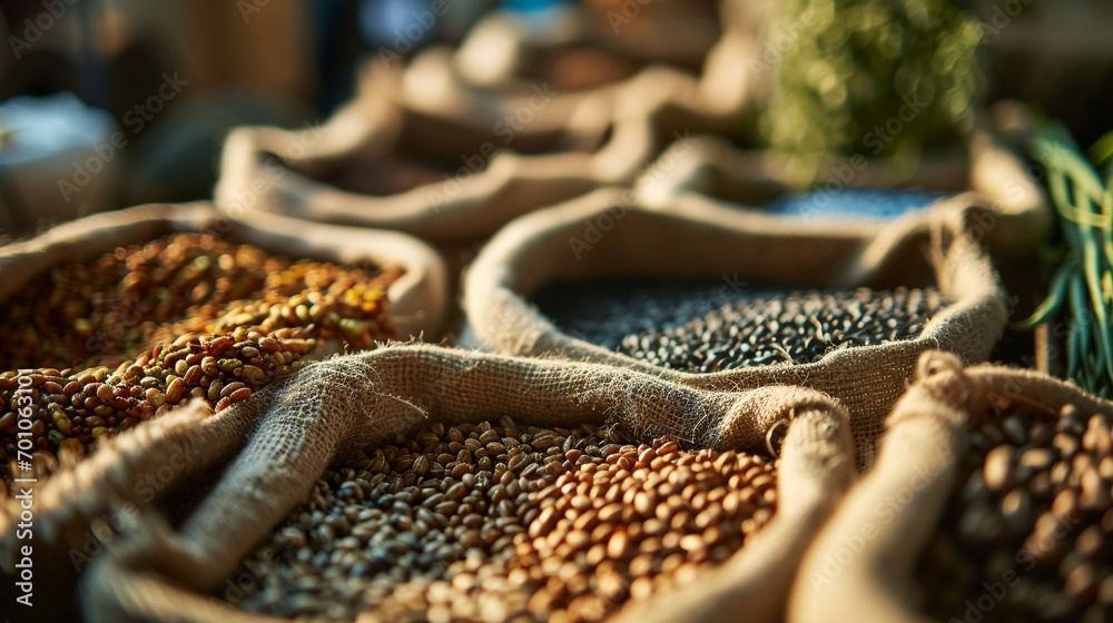 Seed bank preserving agriculture biodiversity for future, AI Generated ...