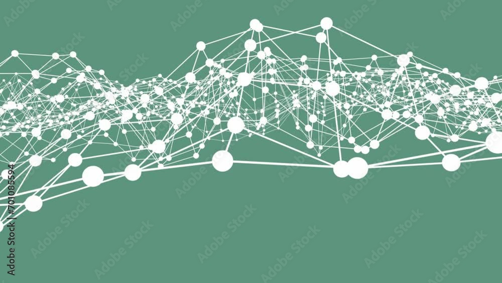 Vidéo Stock An animated screensaver or background made from a grid of ...