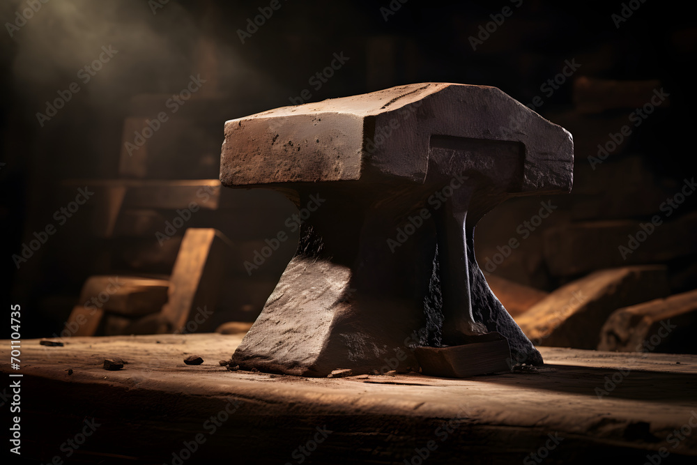 Anvil, old anvil, medival anvil, craftsmanship, working with an anvil ...