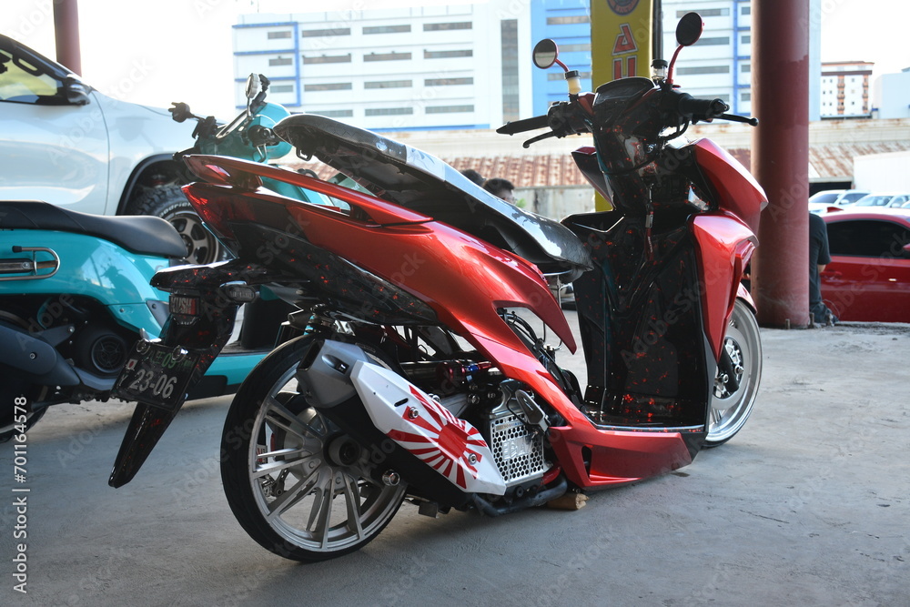 Honda click at VIP car show in Cainta, Philippines Stock Photo | Adobe ...
