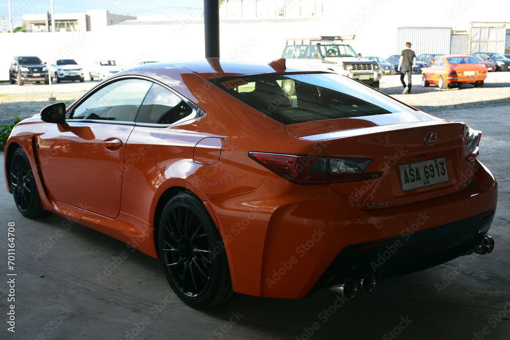 Lexus rcf at VIP car show in Cainta, Philippines Stock Photo | Adobe Stock