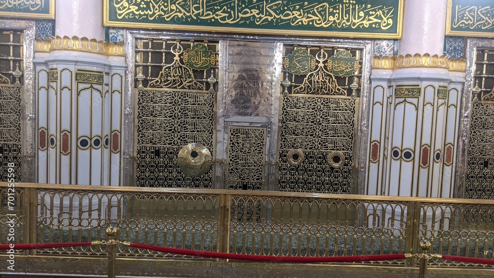 The Grave & Tomb of the Prophet Muhammad ﷺ (The Madina, Saudi Arabia ...