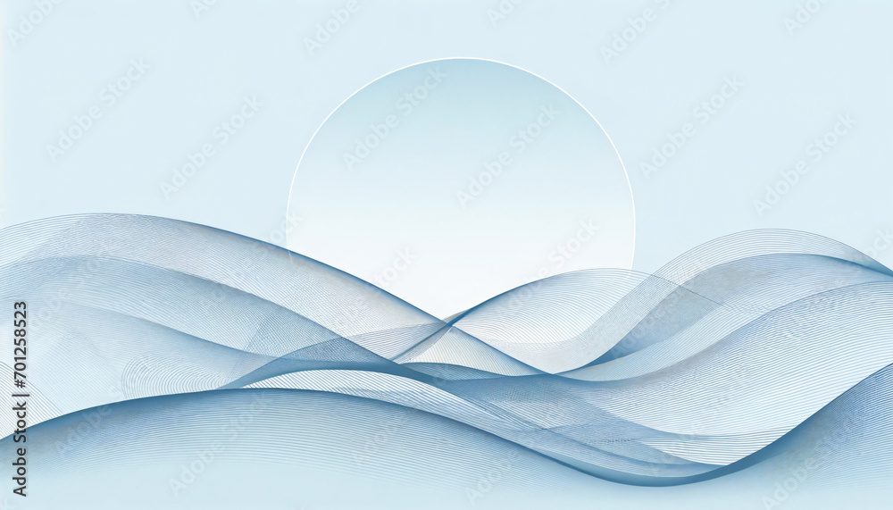 A simplistic and elegant background with a subtle wave pattern, using a ...