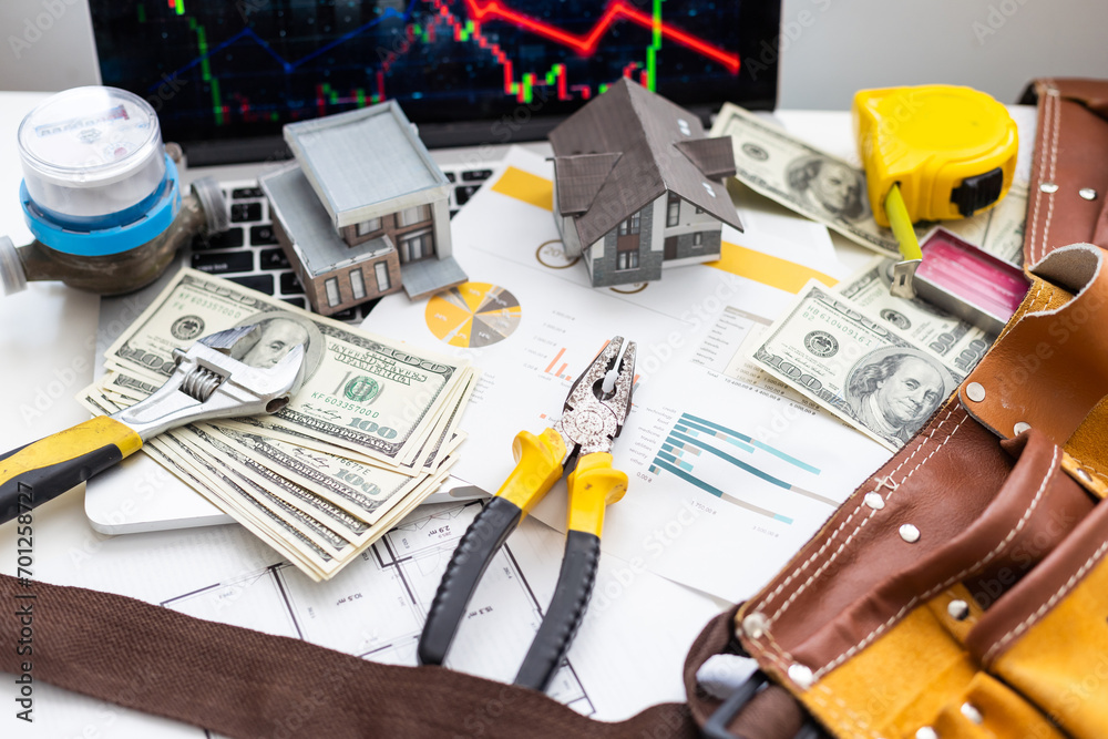 Engineering diagram blueprint paper drafting project sketch ...