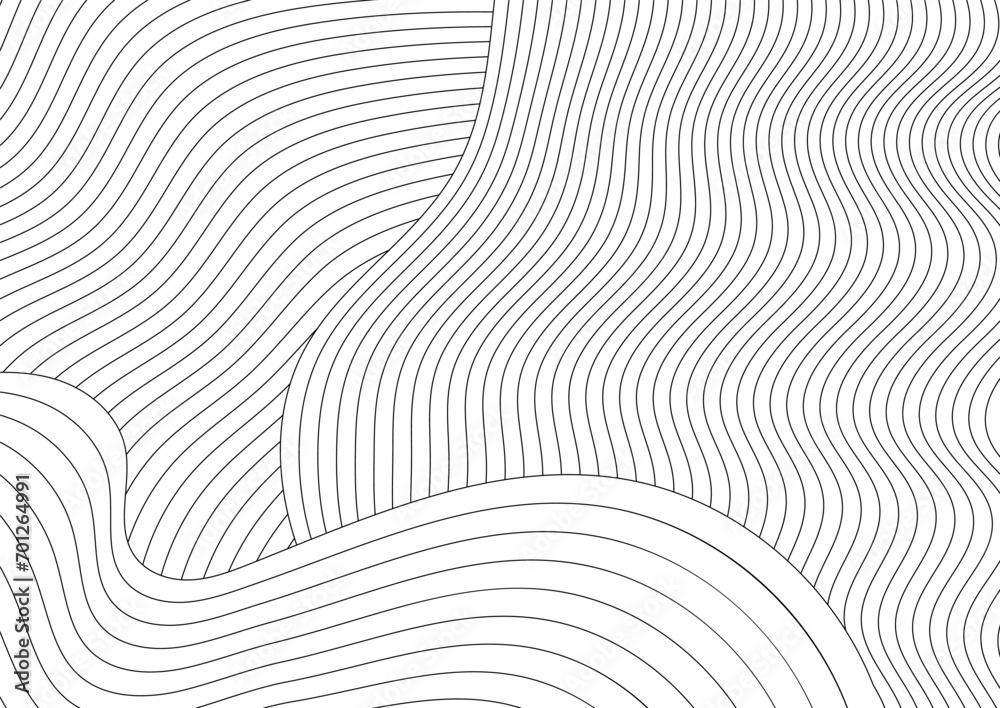 Linear composition. Layout for the design of banners, posters, posters ...