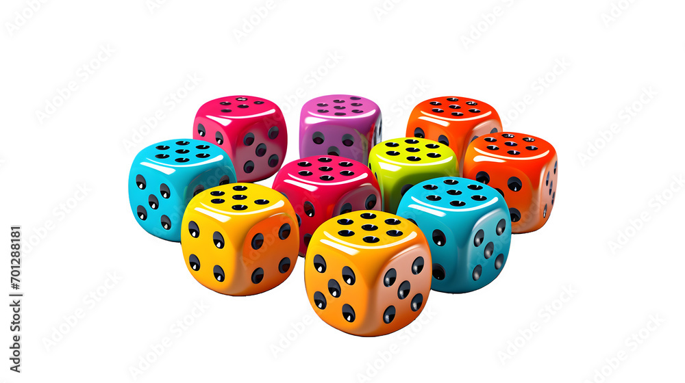 Dice Image, Transparent Ludo Die, PNG Format, No Background, Isolated ...