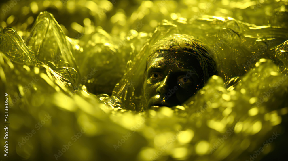 Illustrazione Stock myxophobia: an extensive, ultra-realistic depiction ...