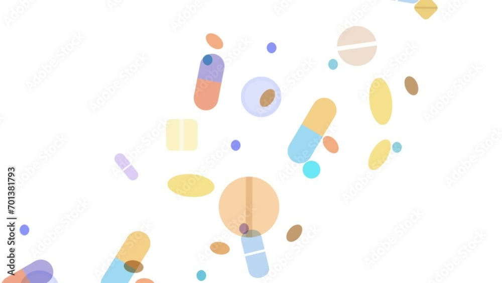 vitamins and minerals, Medicine, Drugs, micro animation cartoon ...