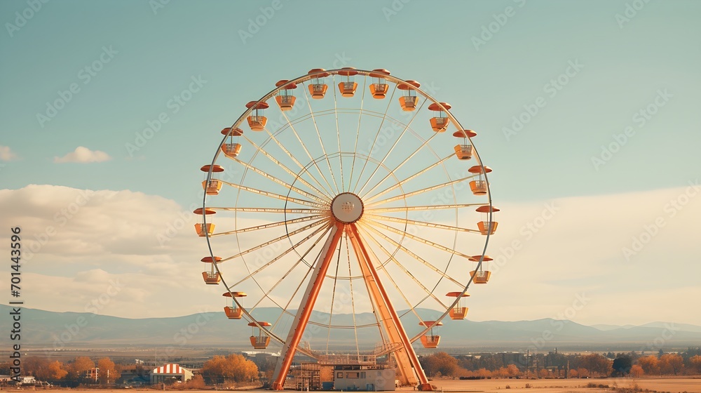 Ferris Wheel, Amusement Park Attraction, Giant Wheel, Carnival Ride ...