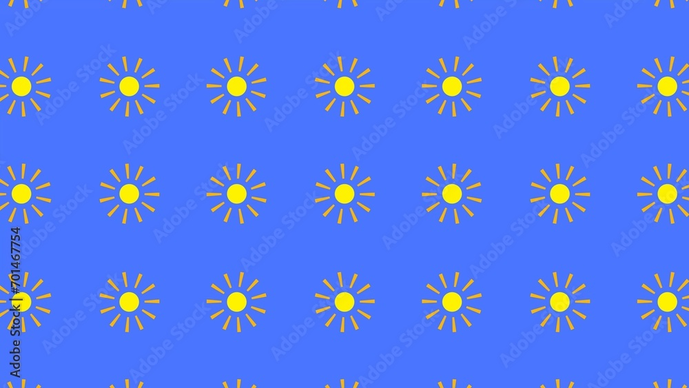 Rotating Sunny Shapes Animated Background (Looping) Stock Template ...