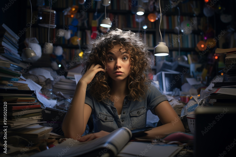 Stress at work. heavy workloads, tight deadlines, and demanding ...