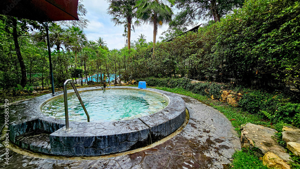 Relaxing natural hot spring pools surrounded by nature has been a ...