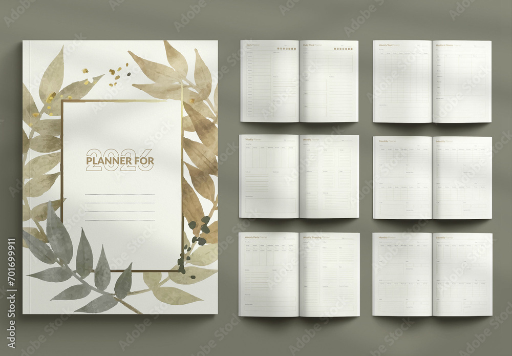 Planner Template Stock Template | Adobe Stock
