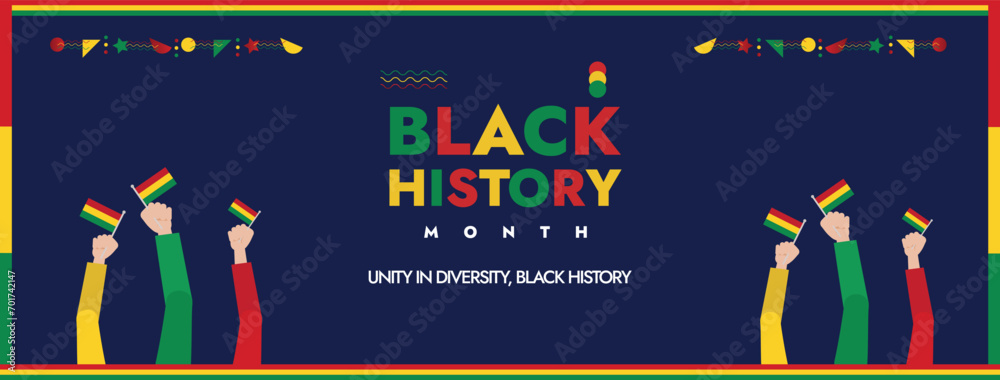 Vecteur Stock Black History Month, Black lives matter, poster, cover ...