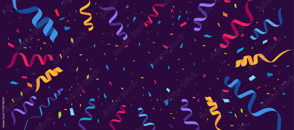 Confetti vector background, clipart, congratulations confetti explosion ...