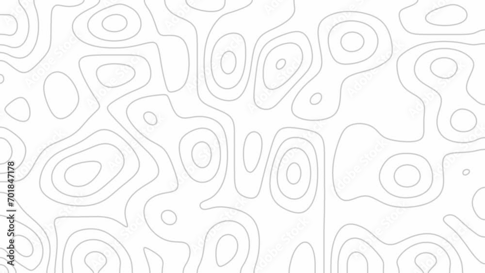 4K Topographic animation scheme and terrain. Topography grid map ...