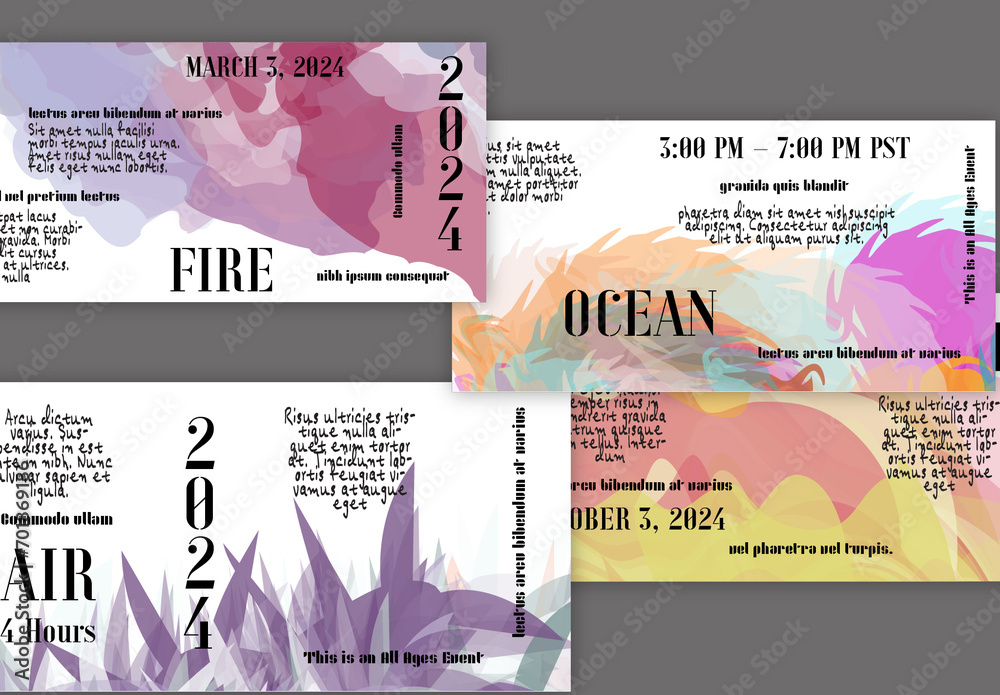 Web Banner With Transparent Overlapping Shapes Creating Vector ...