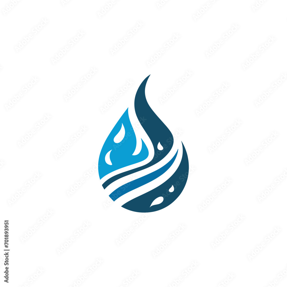 water drop icon and symbol, energy symbol Stock Vector | Adobe Stock