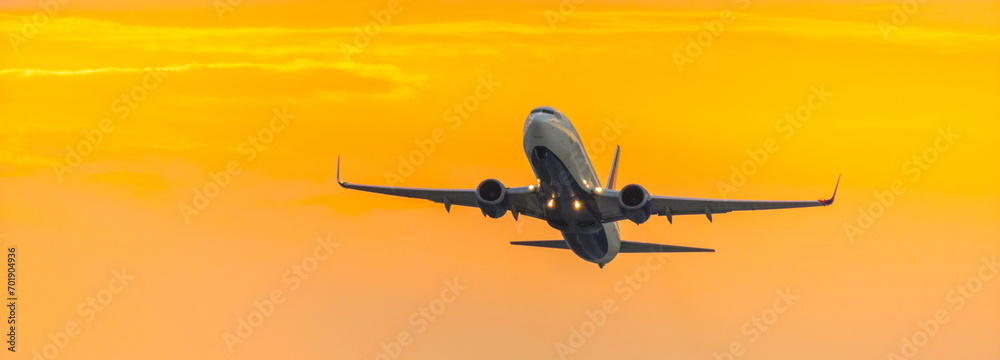 4K Ultra HD Image of Passenger Airplane Taking Off - Skyward Journey ...