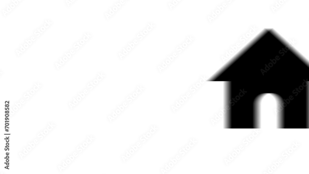 Animation set, kennel symbol. Animations: transparency, zooms ...