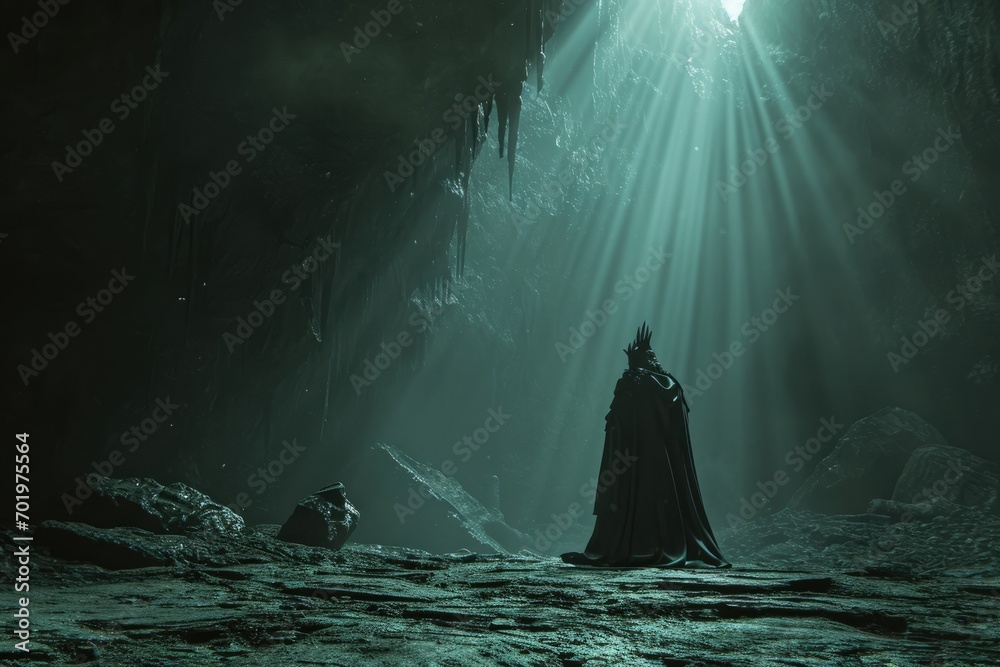 Lord of Shadows: A Cinematic Scene of Hades, the Greek God of the ...