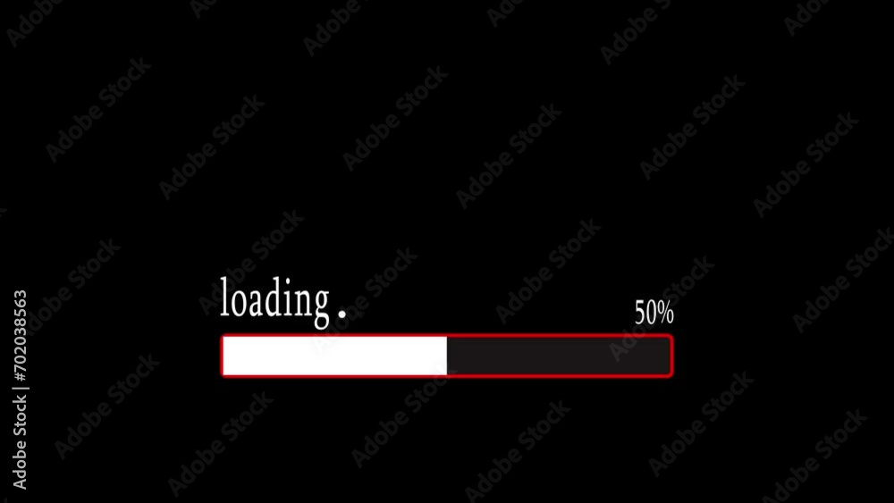 Futuristic loading bar. Sending bar. Status bar loading process ...