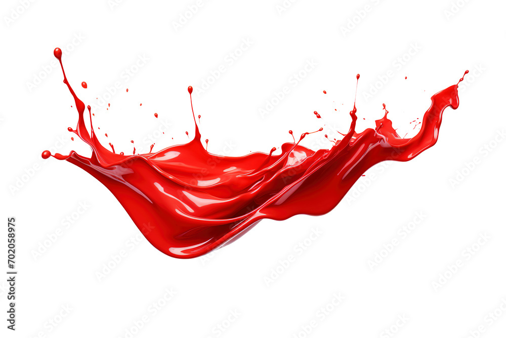 red paint splashes isolated on transparent background Remove png ...