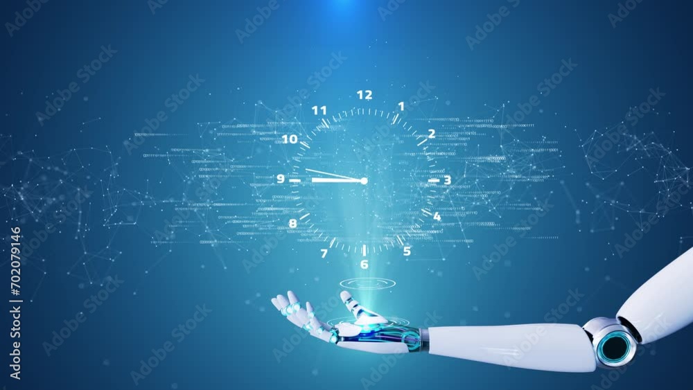 Digital countdown holographic clock timer Spiral Clock The Flow Of Time ...