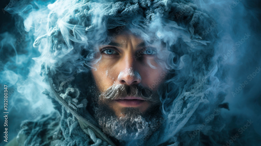 Stockillustratie cryophobia: an in-depth, ultra-realistic exploration ...