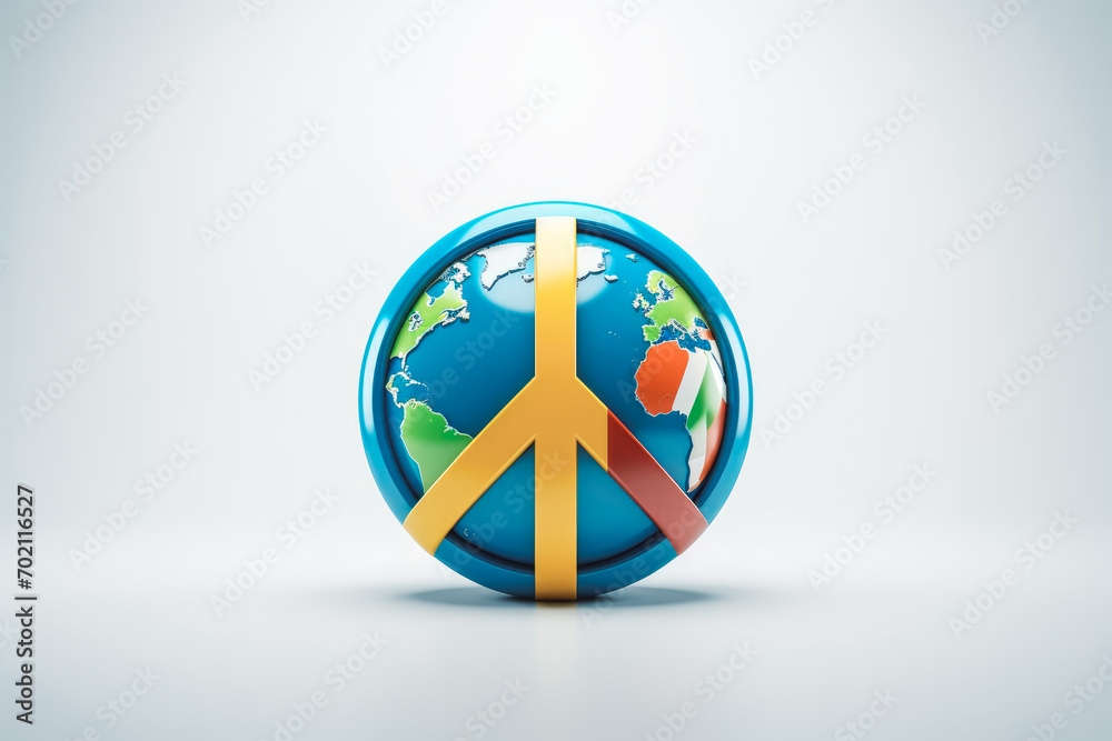 Peace on earth concept, no war. Unity and global understanding of ...