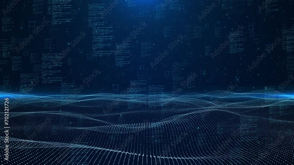 Vidéo Stock 4K 3D stage display presentation spotlight stage lights ...