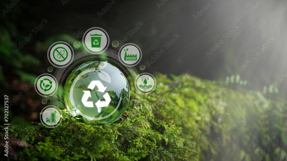 Zero waste,net zero concept. Carbon neutral. Climate neutral long term ...