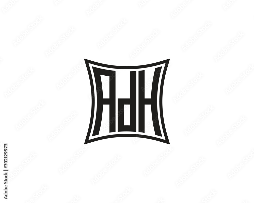 ADH logo design vector template. ADH, logo, design, logo design, vector ...
