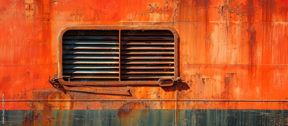 A photo of cargo hold natural ventilation flap and louver fitted on ...