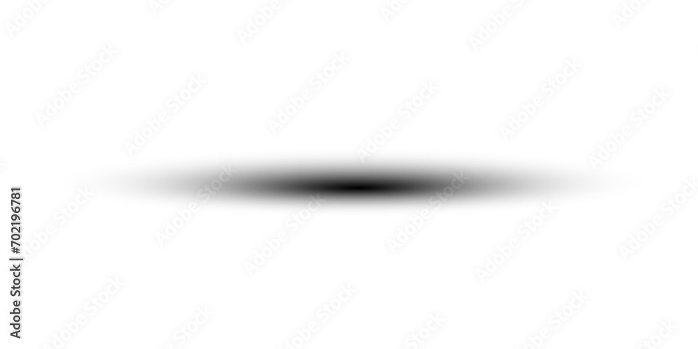 This vector set features realistic circle and oval drop shadows with ...