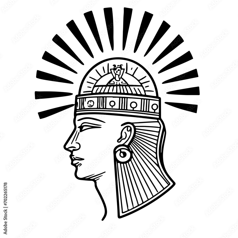 Vecteur Stock Egypt Aten god, Aten also Aton, Atonu, or Itn was the ...
